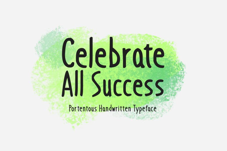 Celebrate All Success Font · 1001 Fonts
