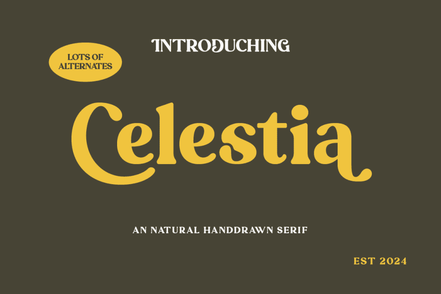 Celestia Font · 1001 Fonts