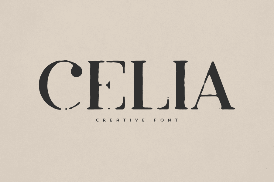 Celia Font · 1001 Fonts