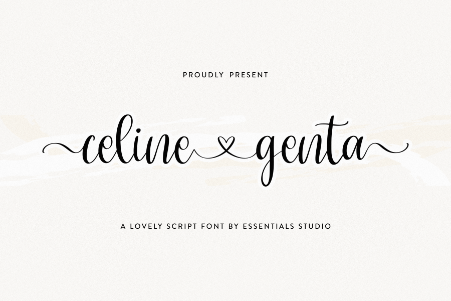 Celine Genta Font · 1001 Fonts