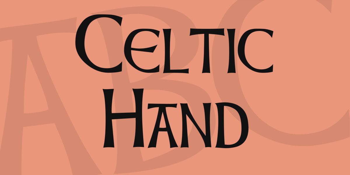 Celtic Hand Font · 1001 Fonts