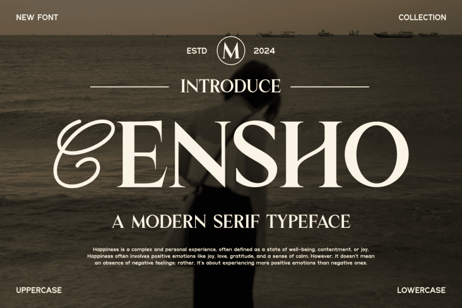 CENSHO Font · 1001 Fonts
