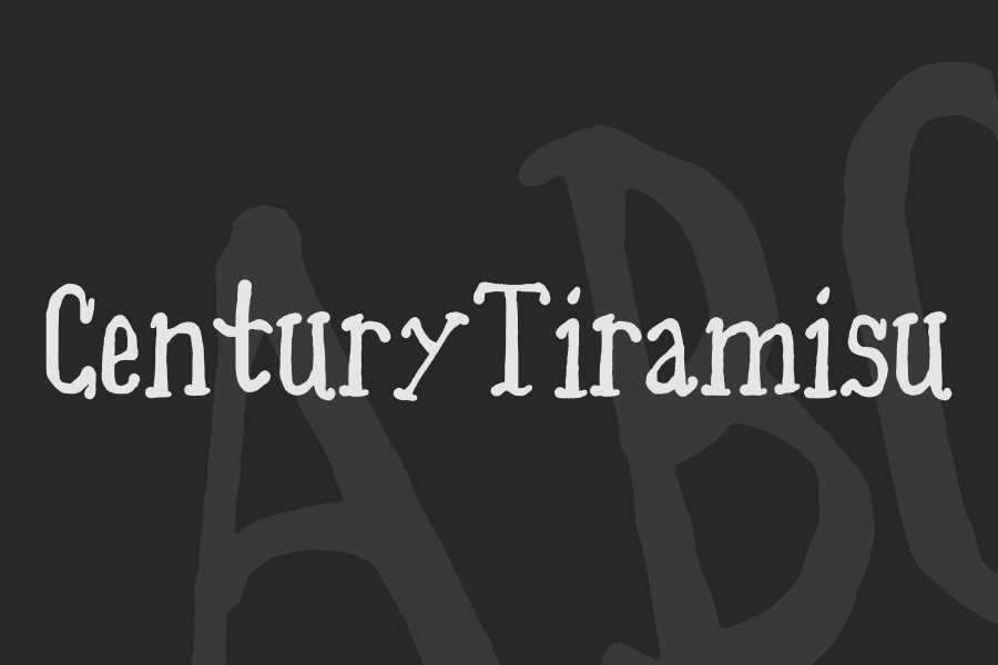 CenturyTiramisu Font · 1001 Fonts