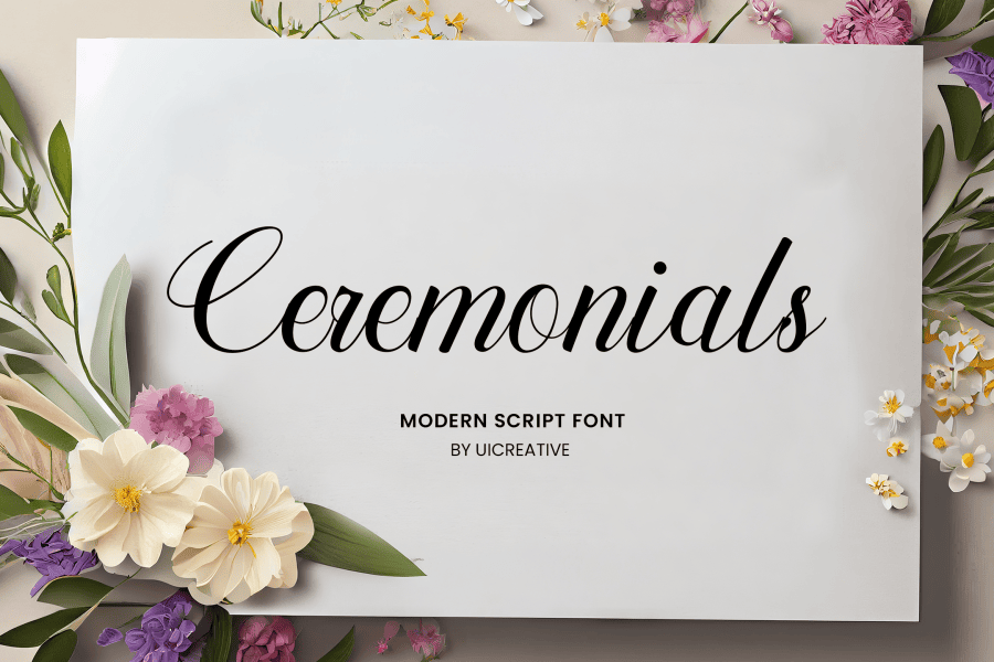 Ceremonials Font · 1001 Fonts