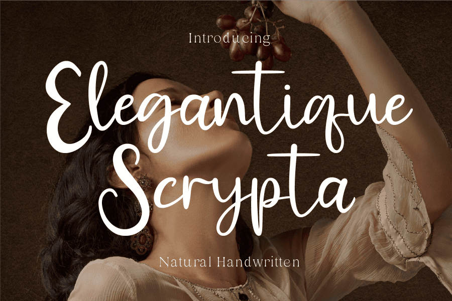CF Elegantique Scrypta DEMO Font Family · 1001 Fonts