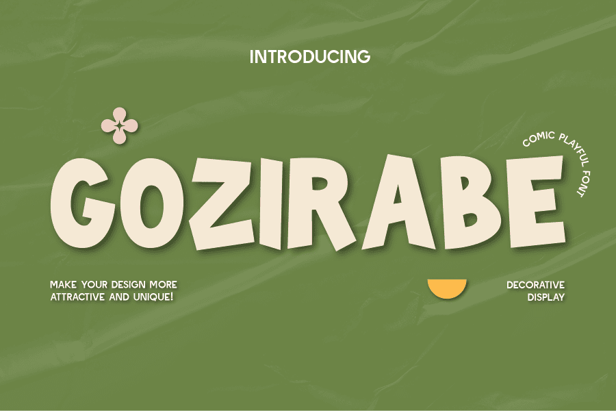 CF Gozirabe Demo Font · 1001 Fonts