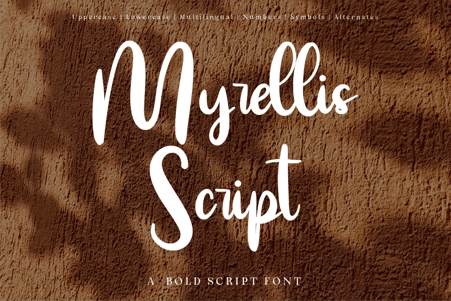 CF Myrellis Script DEMO Font Family · 1001 Fonts