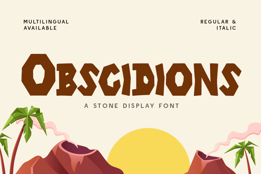 6 Free Prehistoric Fonts · 1001 Fonts