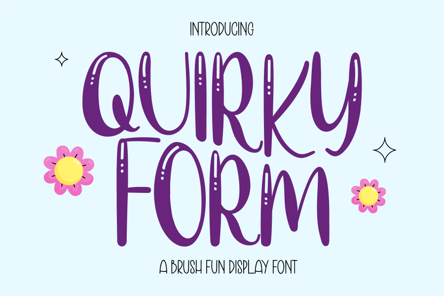 Cf Quirky Form DEMO Font Family · 1001 Fonts