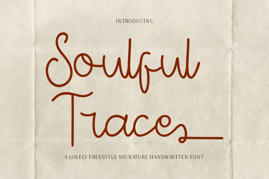 CF Soulful Trace DEMO Font Family · 1001 Fonts