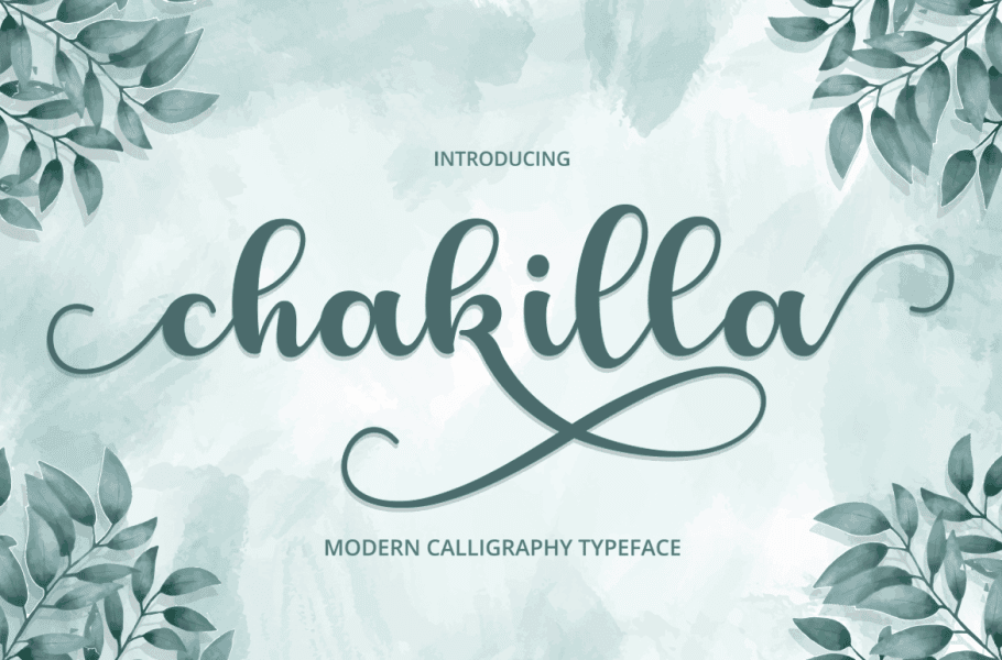 Chakilla Script Font · 1001 Fonts
