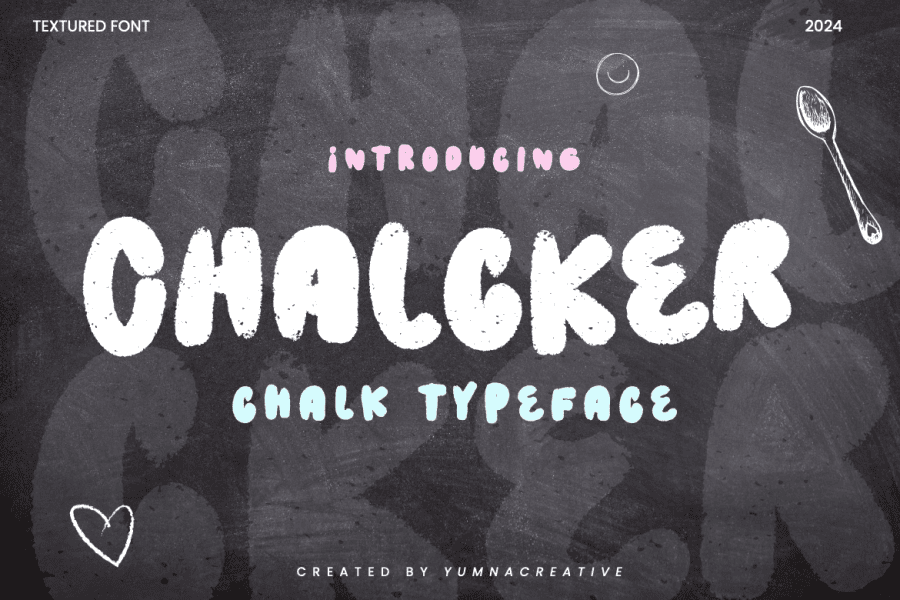1 Free Background, Chalk, Dirty Font · 1001 Fonts