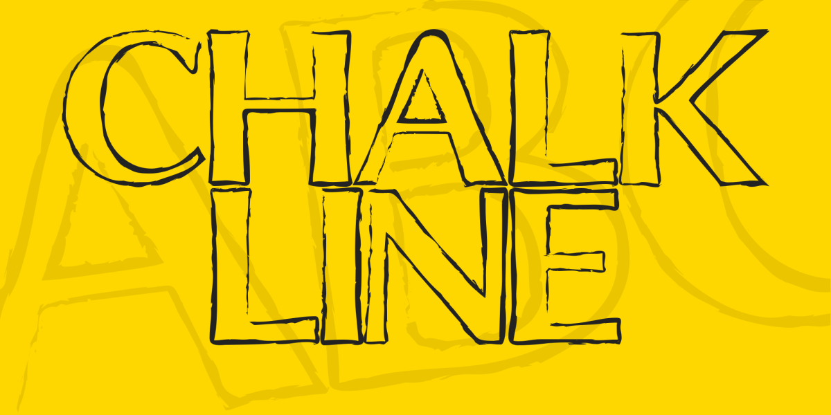 Chalk line font store