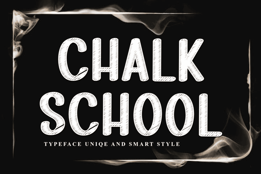 Chalk School Font · 1001 Fonts
