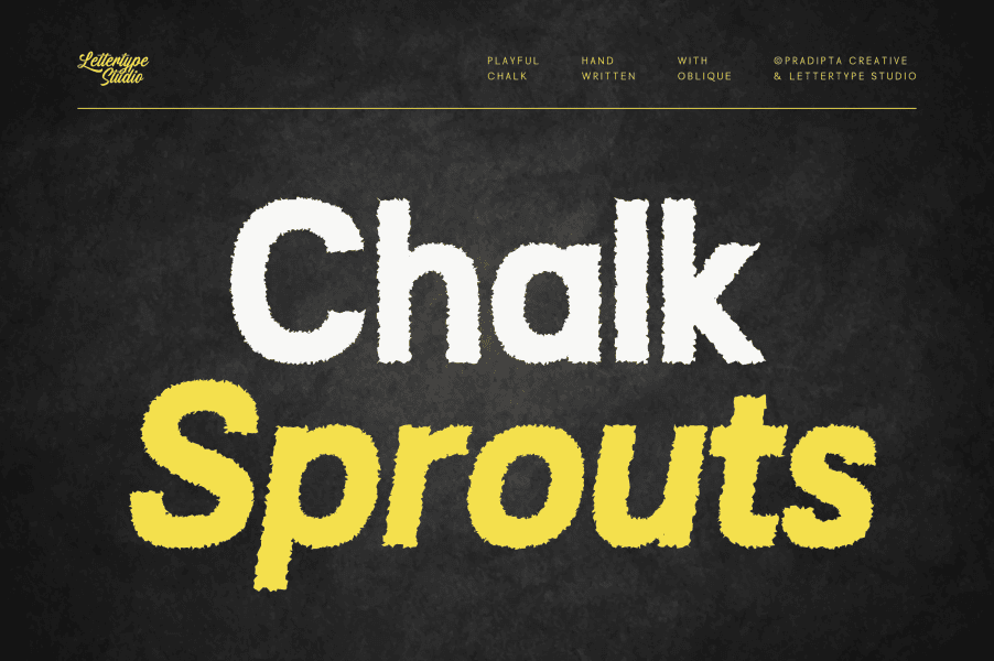 Chalk Sprouts Demo Font · 1001 Fonts