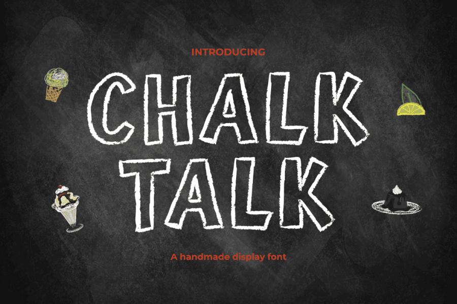CHALK TALK Font · 1001 Fonts
