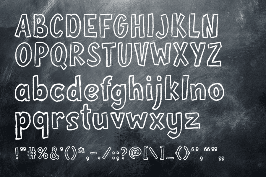 CHALK TALK Font · 1001 Fonts
