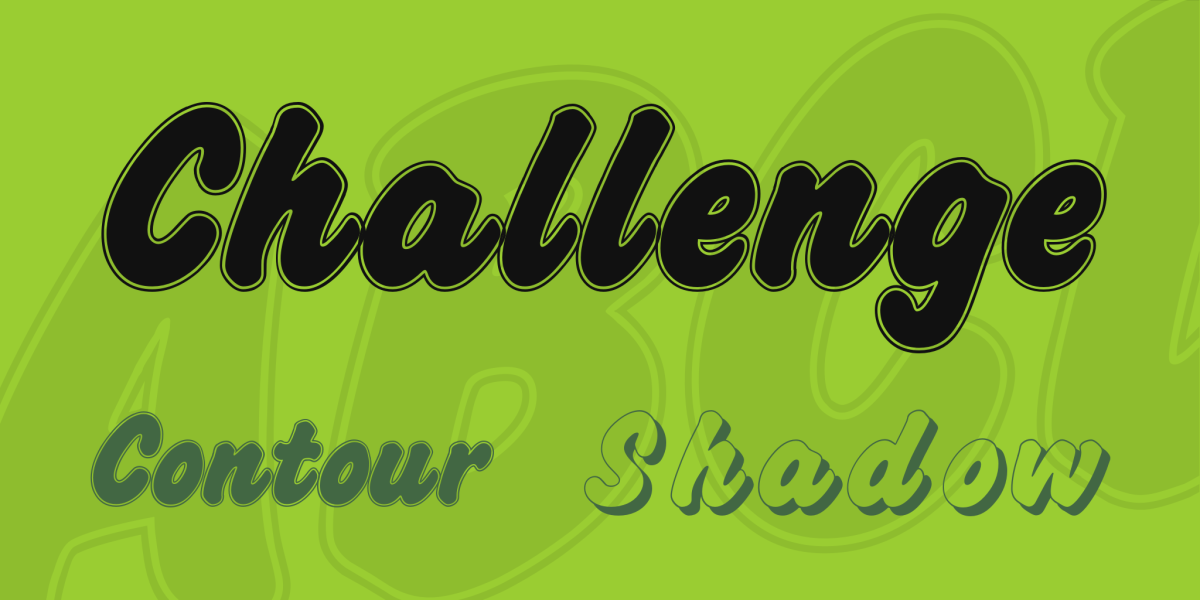 Challenge Font Family · 1001 Fonts