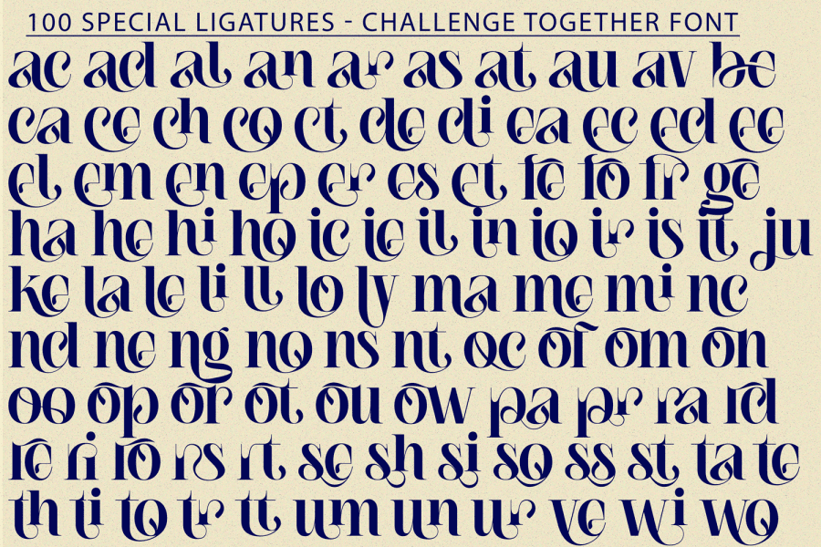 Challenge Together Demo Font · 1001 Fonts