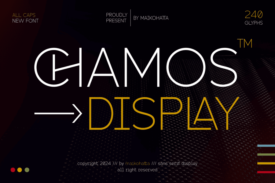 CHAMOS Font · 1001 Fonts