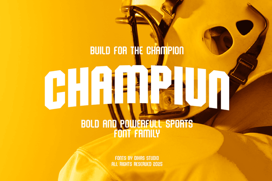 Champiun - Free Personal Use Font Family · 1001 Fonts