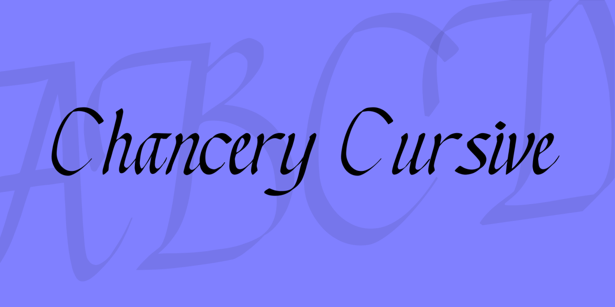 Chancery Cursive Font · 1001 Fonts