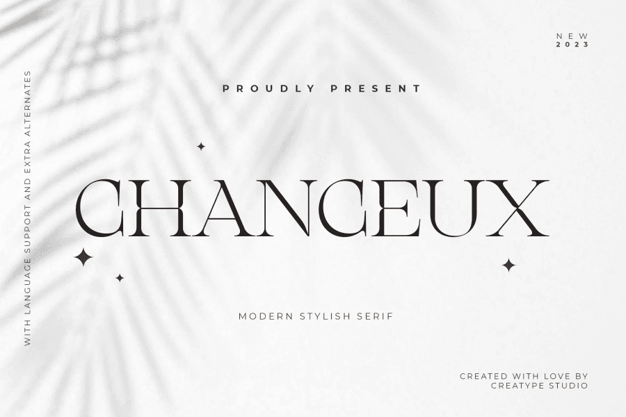 Chanceux Font · 1001 Fonts