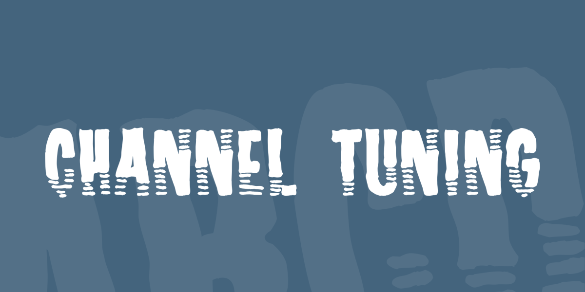 Channel Tuning Font · 1001 Fonts