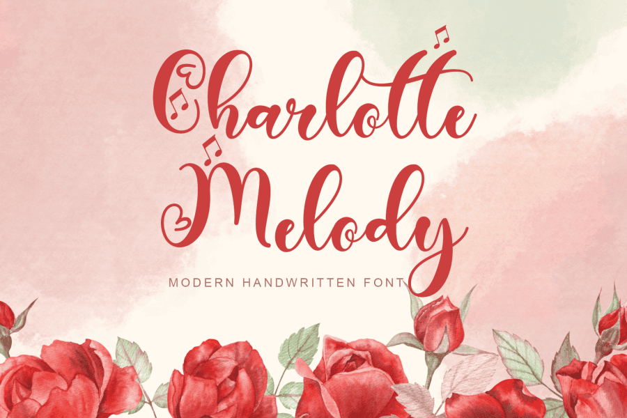 Charlotte Melody Font · 1001 Fonts