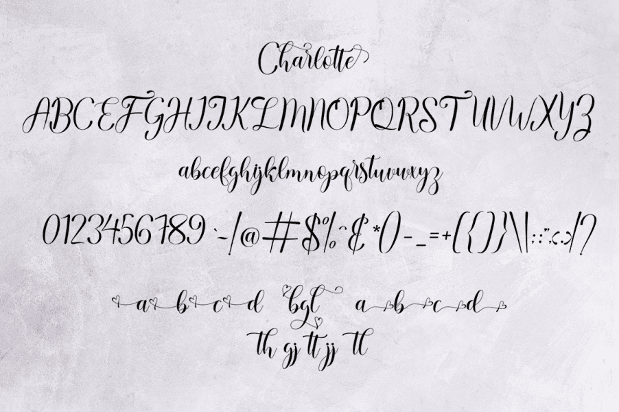 Charlotte Script Font · 1001 Fonts