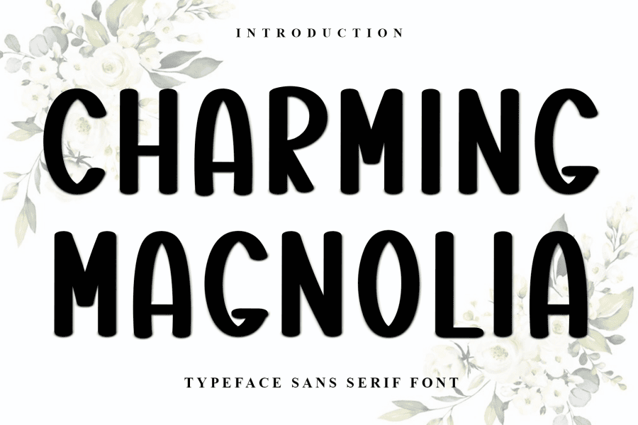 Charming Magnolia Font · 1001 Fonts