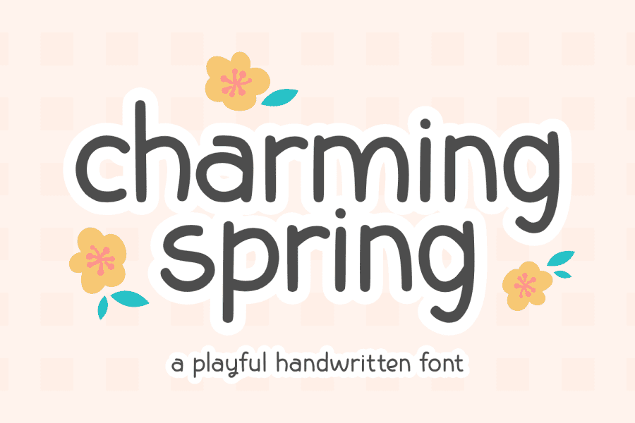 Charming Spring Font · 1001 Fonts