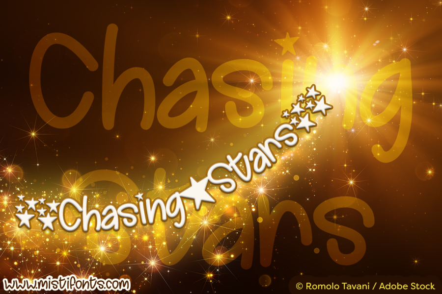 Chasing Stars Font · 1001 Fonts
