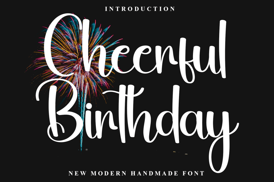 Cheerful Birthday Font · 1001 Fonts