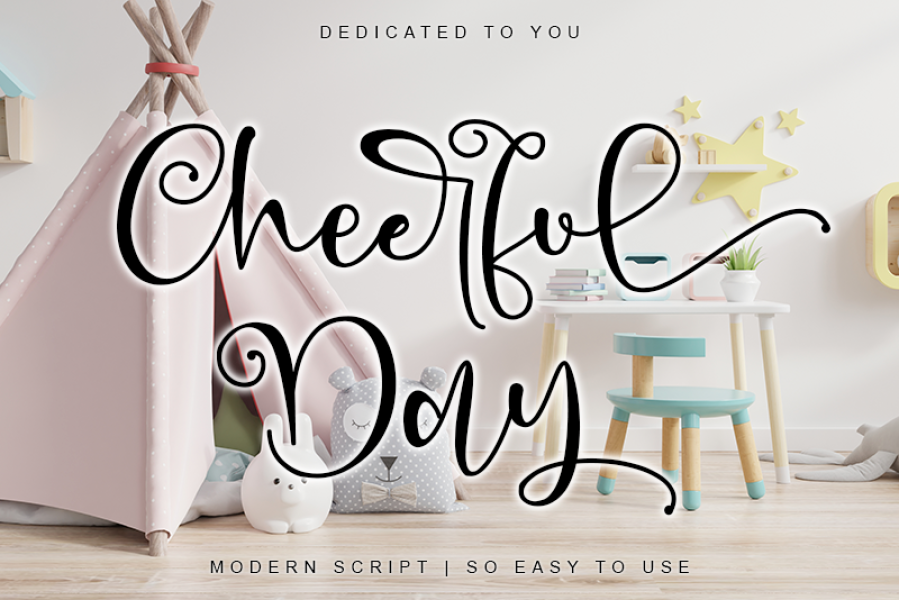Cheerful Day Font · 1001 Fonts