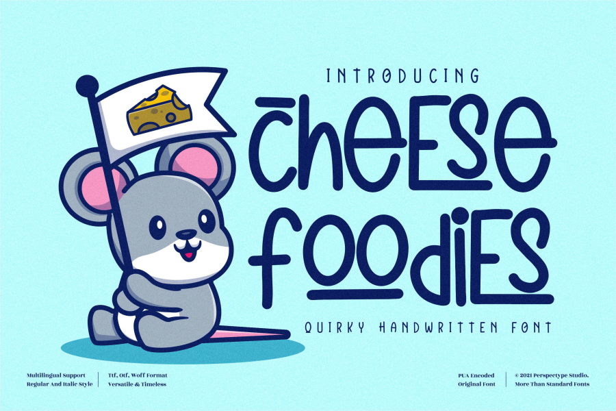 cheese foodies Font Family · 1001 Fonts