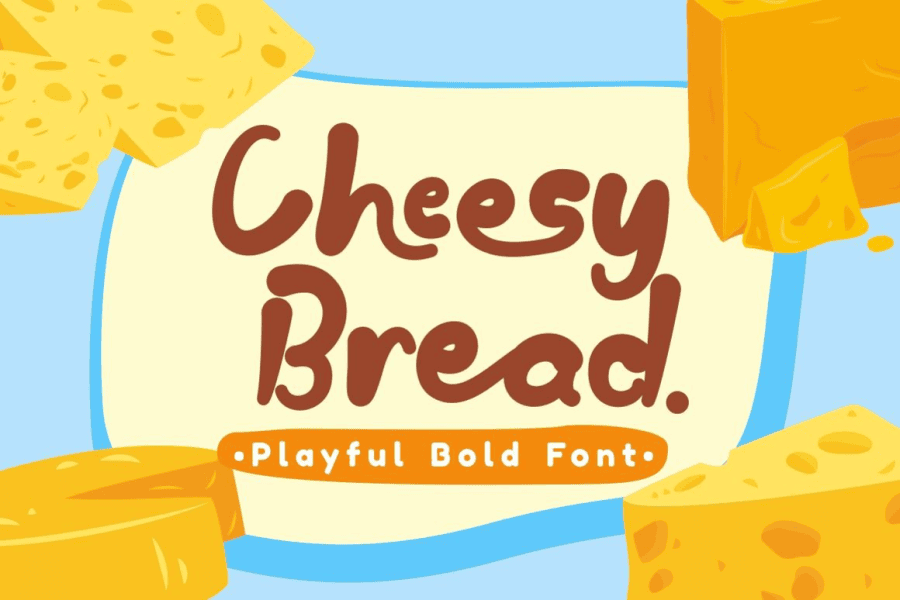 Cheesy Bread Font · 1001 Fonts