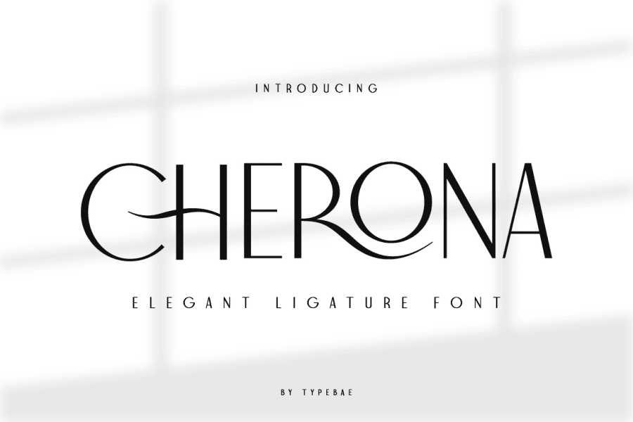 Cherona Font · 1001 Fonts