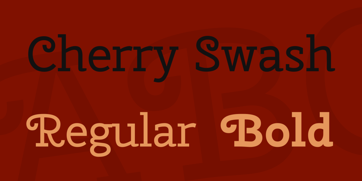 Cherry Swash Font Family · 1001 Fonts