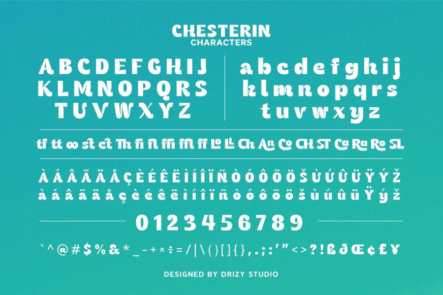 Chesterin Font · 1001 Fonts