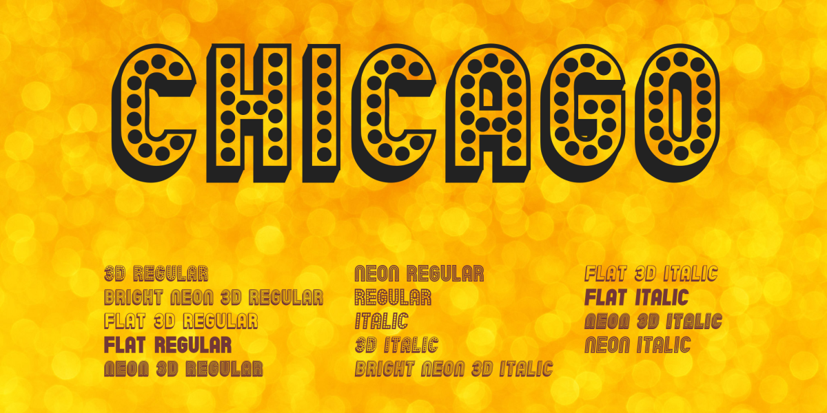 Chicago Font Family · 1001 Fonts