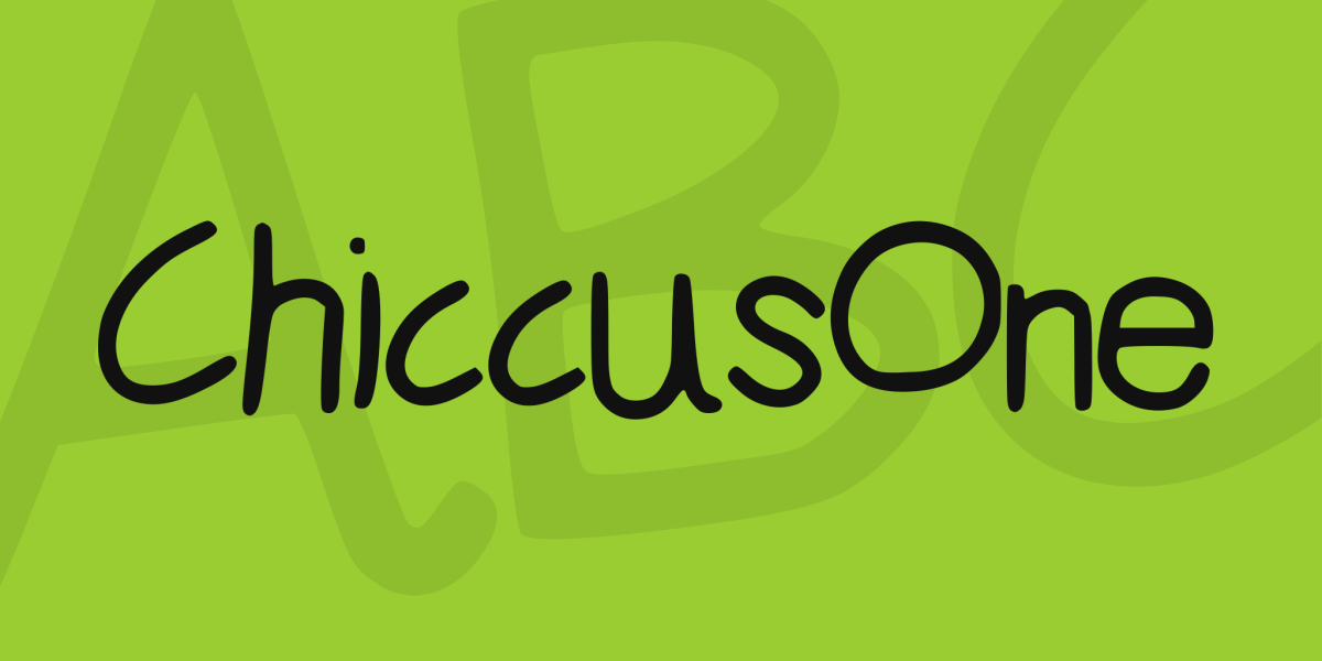 ChiccusOne Font · 1001 Fonts
