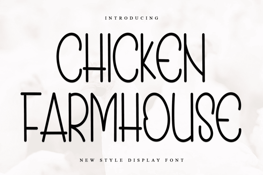 CHICKEN FARMHOUSE Font · 1001 Fonts