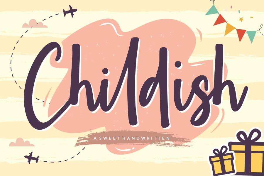 Childish Font · 1001 Fonts