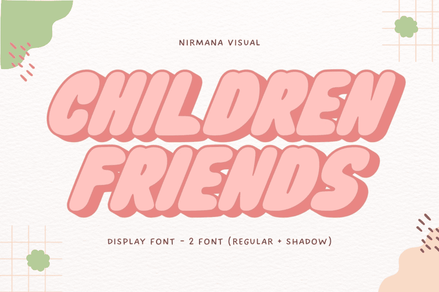Children Friends - Demo Version Font · 1001 Fonts