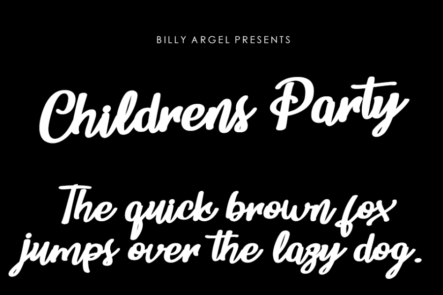 Childrens Party Personal Use Font · 1001 Fonts