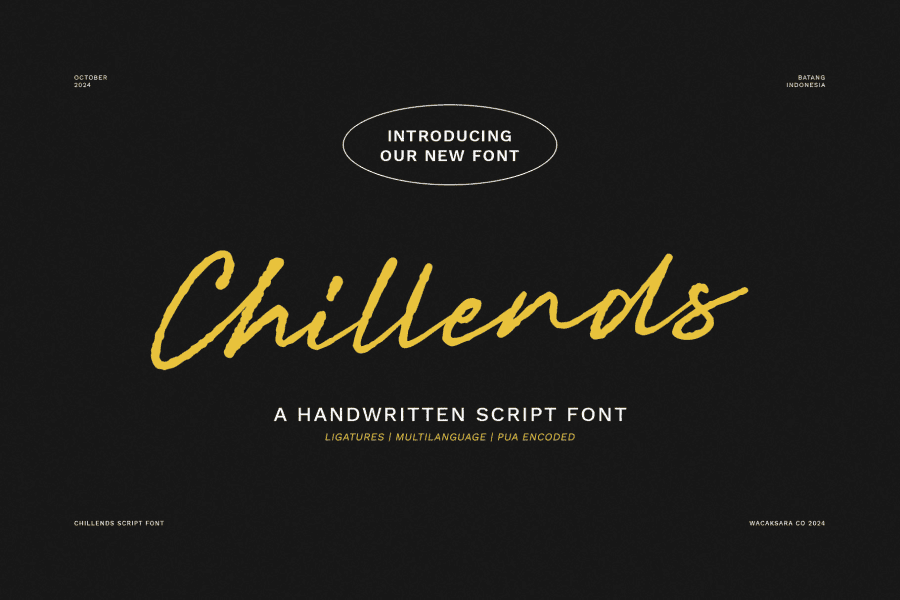Chillends Font · 1001 Fonts