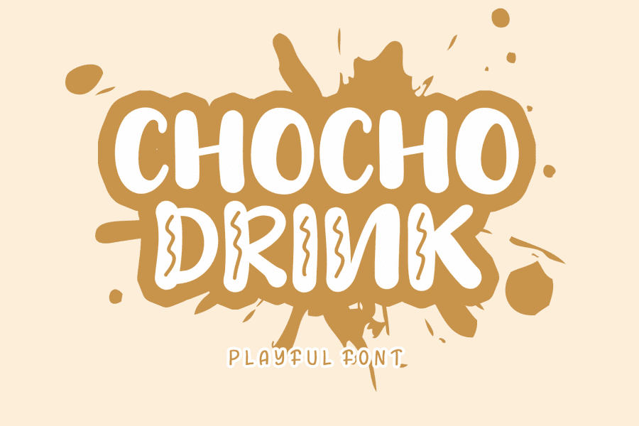 Chocho Drink Font · 1001 Fonts