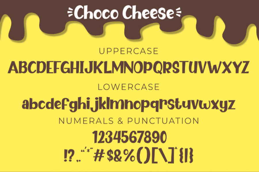 Choco Cheese Font · 1001 Fonts