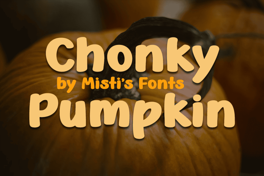 Chonky Pumpkin Font · 1001 Fonts